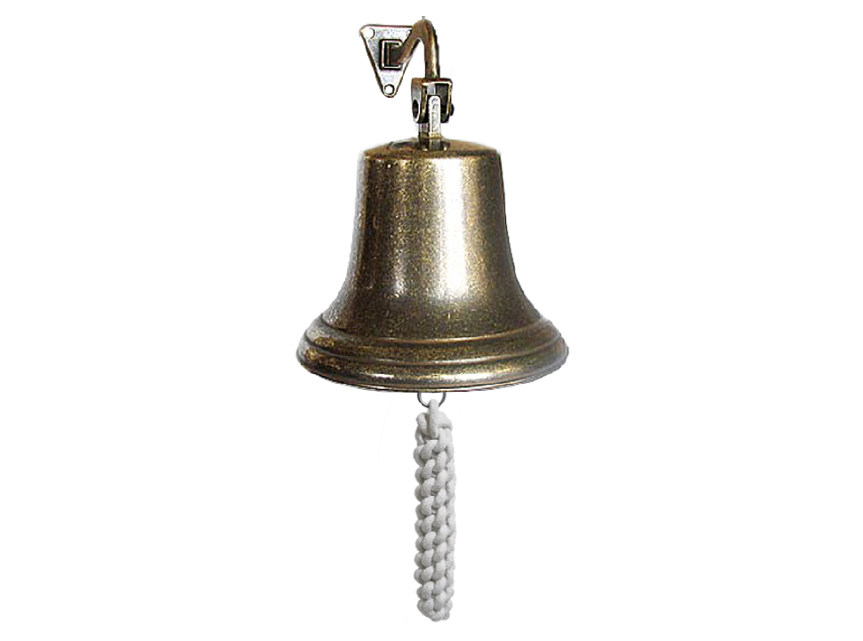 Рында, корабельный колокол, под бронзу, с булинем d 18см. купить по ...